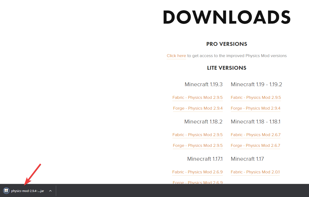 How to Download & Install Minecraft Physics Mod - itzCuba