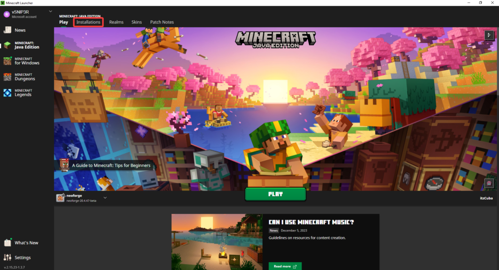 How to Download & Install NeoForge - itzCuba