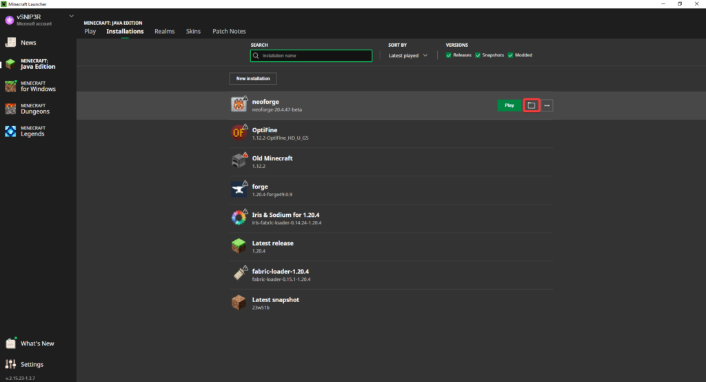 How to Download & Install NeoForge - itzCuba