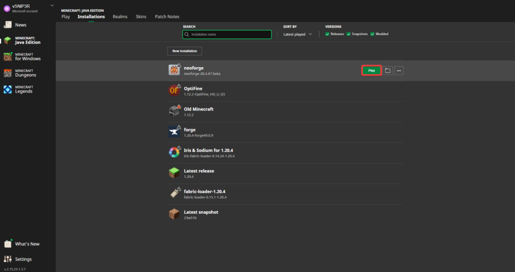 How to Download & Install NeoForge - itzCuba