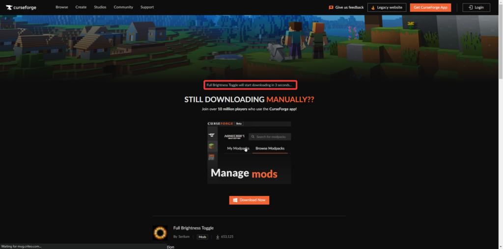 How to Download & Install Full Brightness Toggle for Minecraft - itzCuba