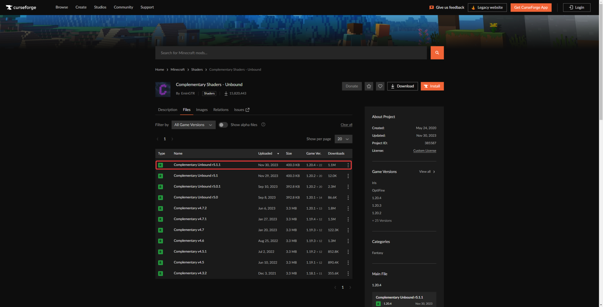 How to Download & Install Complementary Shaders - Unbound - itzCuba
