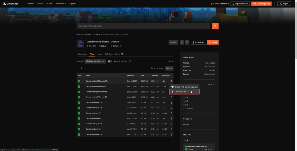How to Download & Install Complementary Shaders - Unbound - itzCuba