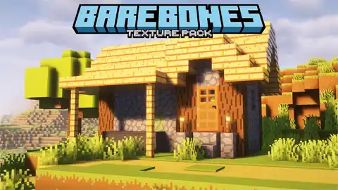 Bare Bones Texture Pack 1.21, 1.20.6, 1.19.4... - itzCuba