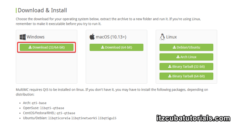 How to Install the MultiMC Launcher for Minecraft - itzCuba